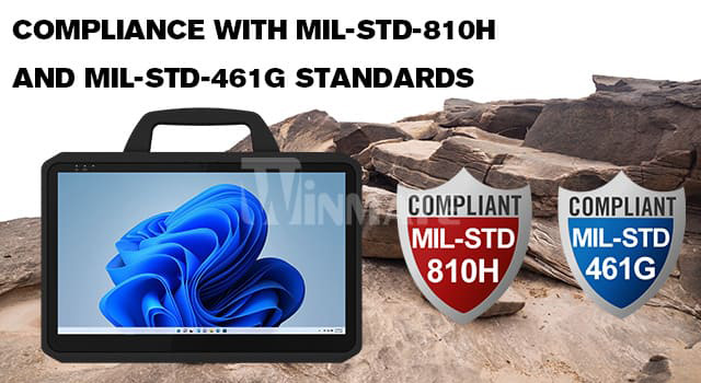 Tablette tactile durcie étanche de 14 pouces Winmate D140